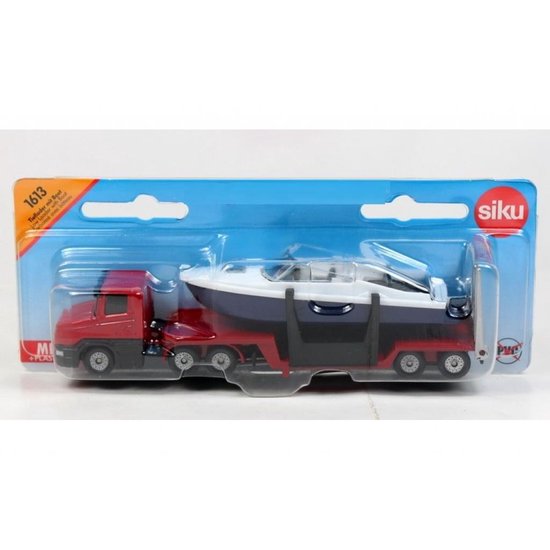 SIKU 1613 Dieplader met Boot – trendmall.nl